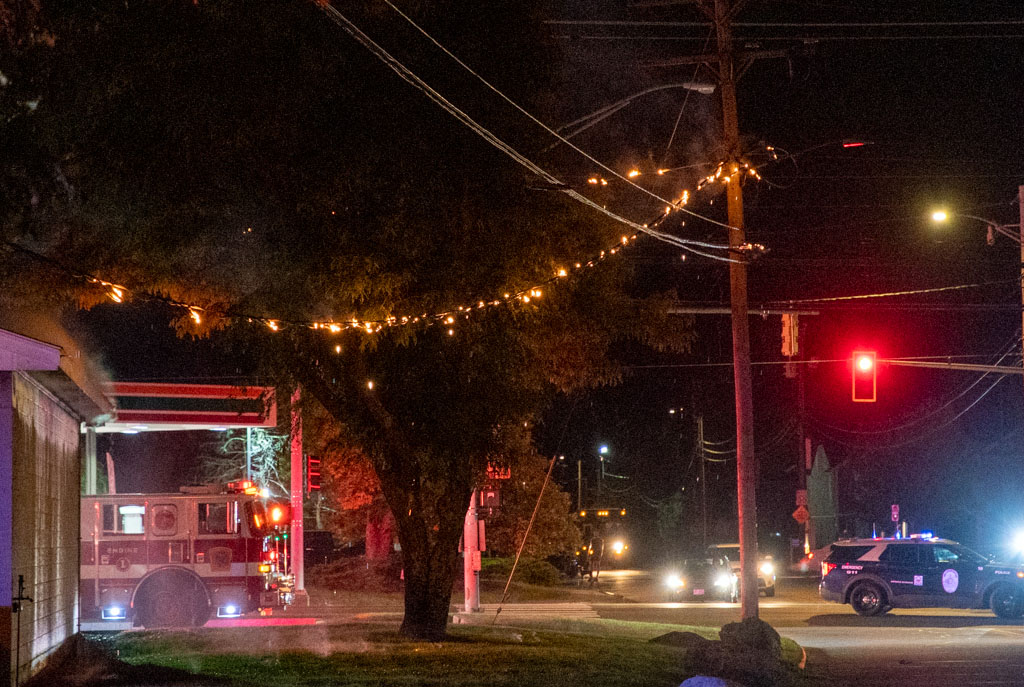 Traffic gridlock, fast-moving flames, burning power lines challenge ...